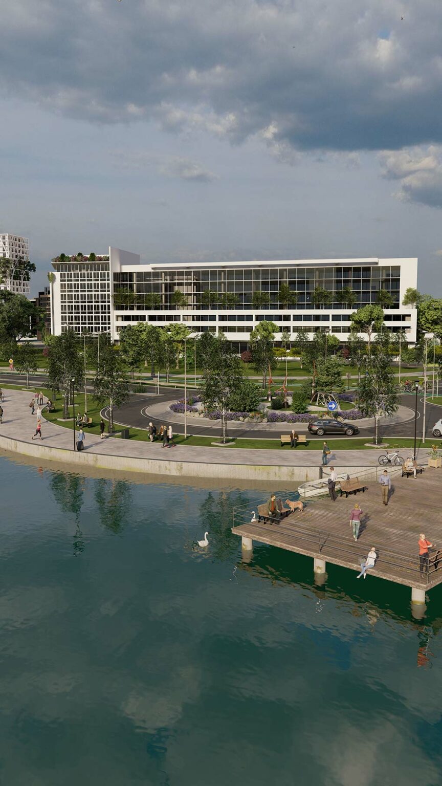 Aménagement urbain, par le Studio L4M pour Lumion France