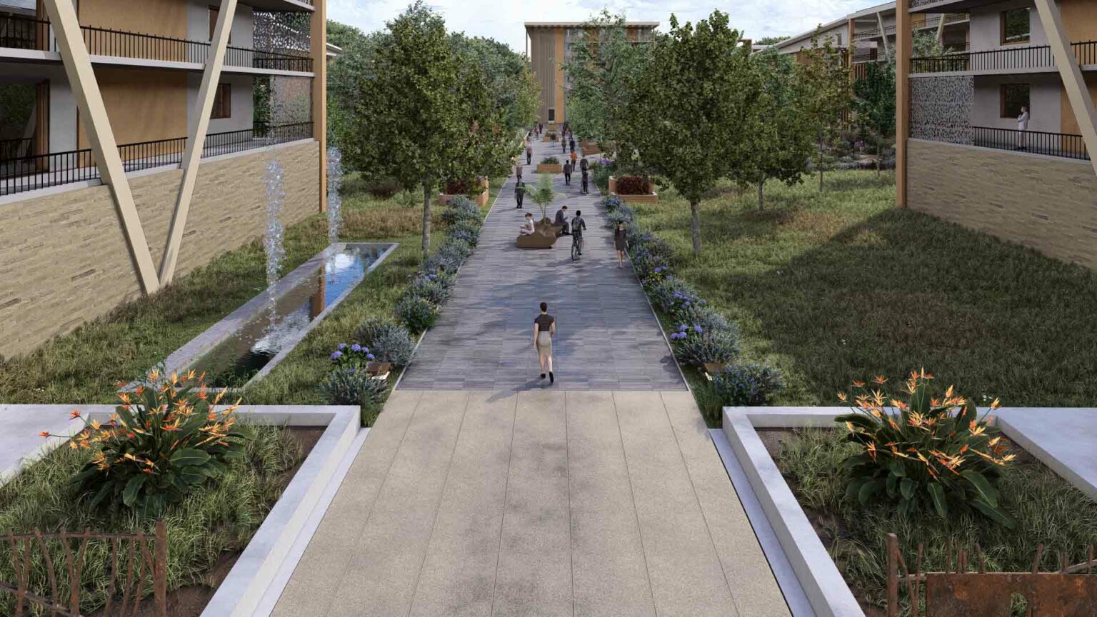 Projet « Eco quartier » : productions 3D par le Studio L4M