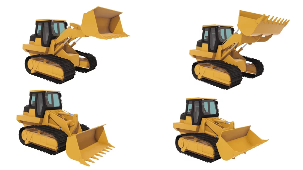 3D model - Crawler loader - Construction truck
